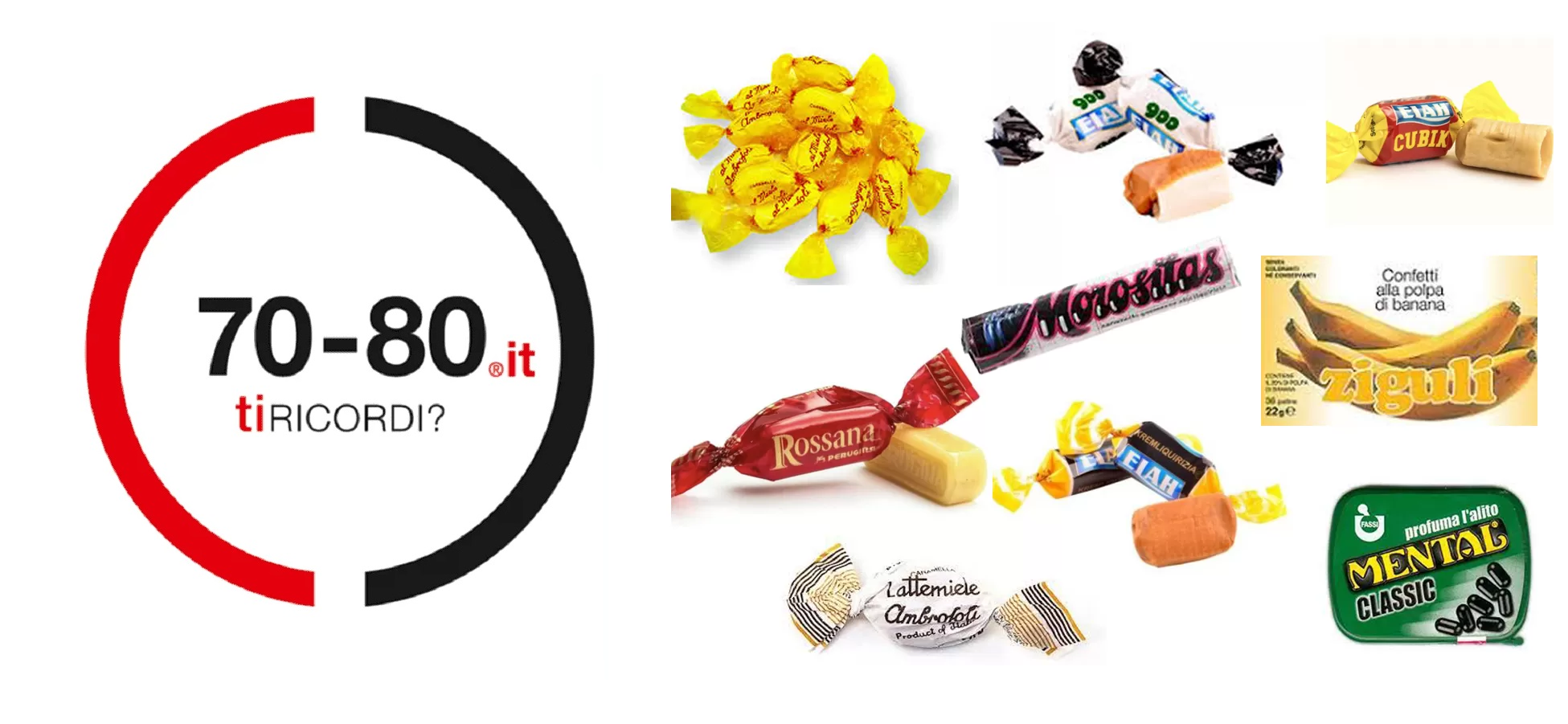 Anni 70 e 80. Le pubblicità delle caramelle ne decantano ogni qualità ...